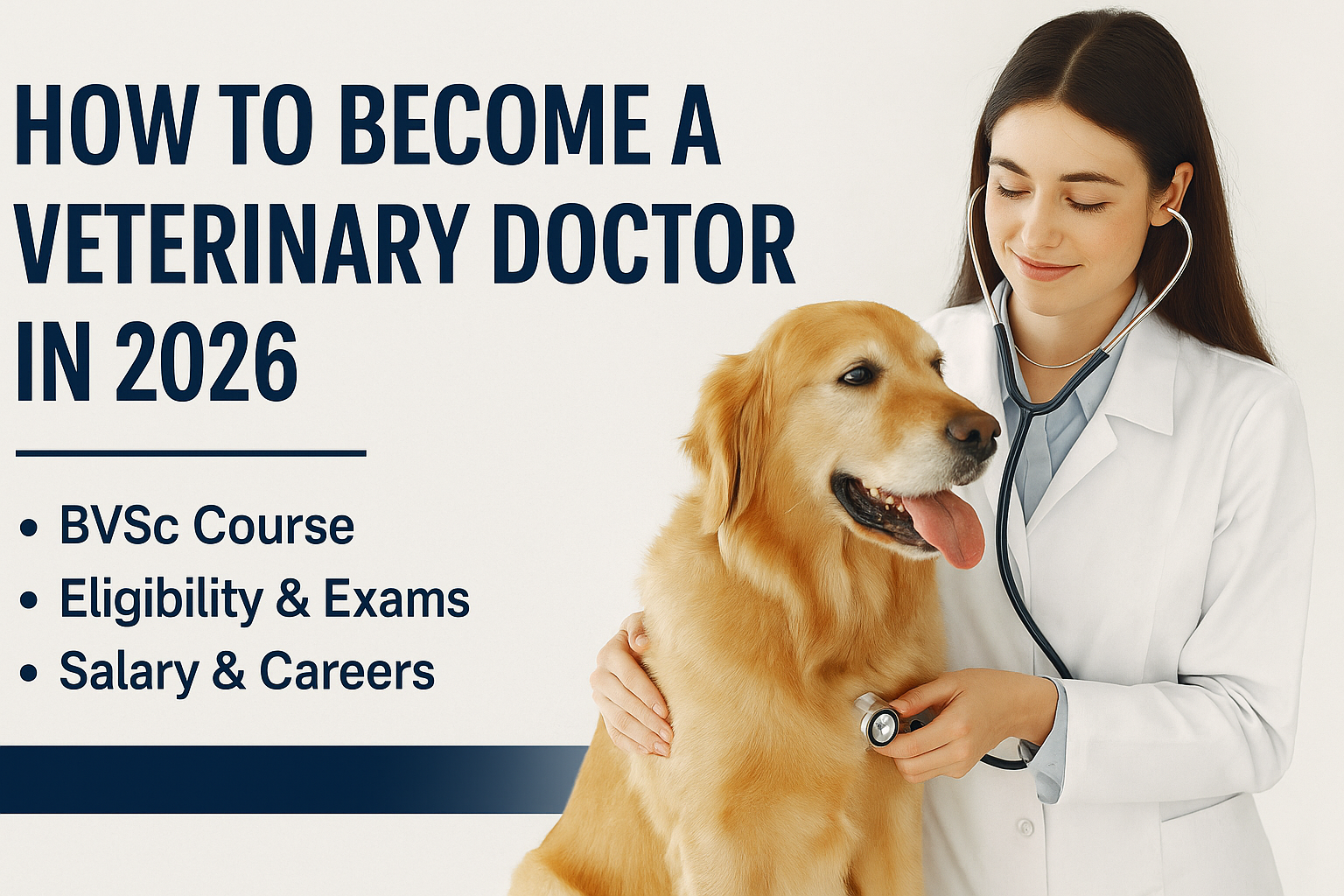 How To Become A Veterinary Doctor In India (2026 Guide) – Course ...