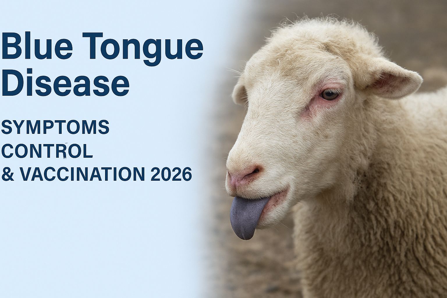 Blue Tongue Disease 2026 — Symptoms, Transmission, Control Methods ...