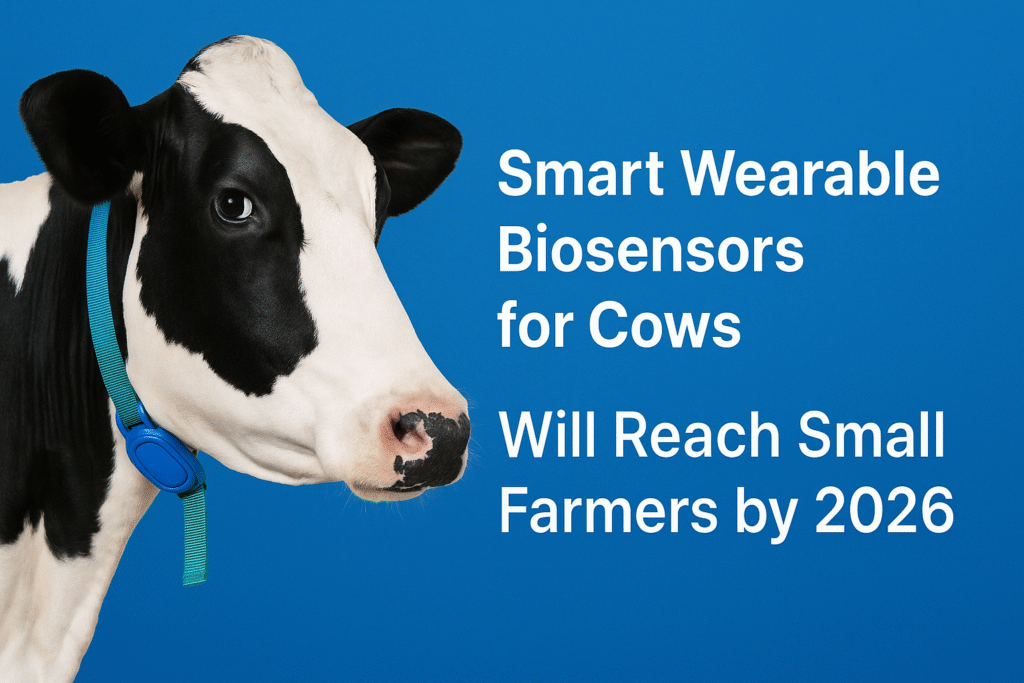 Smart Wearable Biosensors For Cows Will Reach Small Farmers By 2026